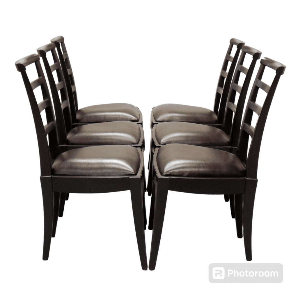 Espresso Upholstered Dining Chairs - Cosmo Barbaro