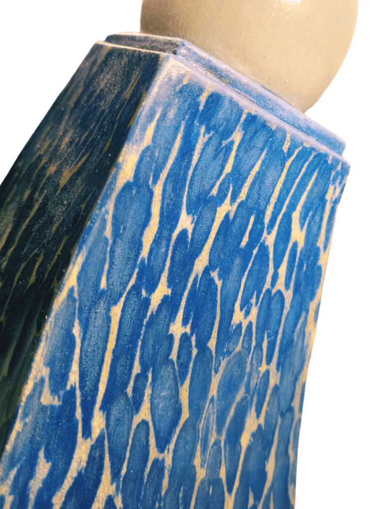Jazz Inspired Lamp II Mini Textured Blue - Cosmo Barbaro
